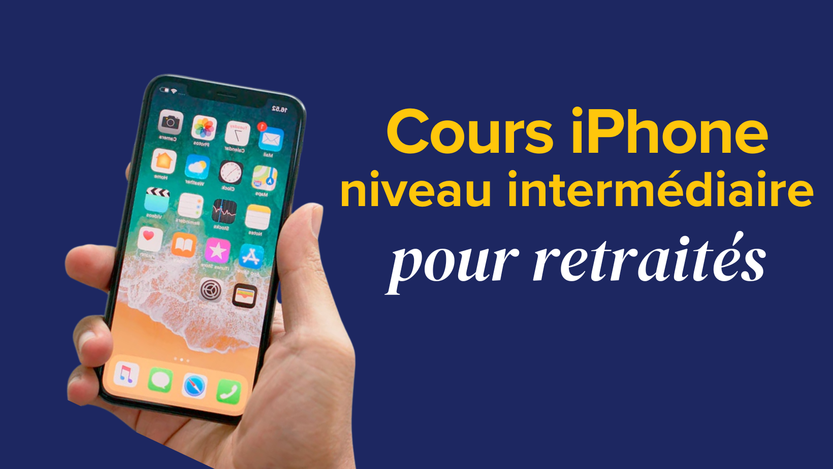 Ville de Saint-Lambert | Cours iPhone intermédiaire pour retraités…